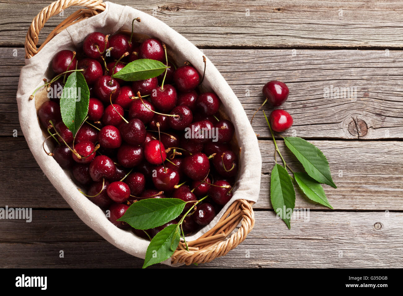 Table top cherry tree hi-res stock photography and images - Alamy