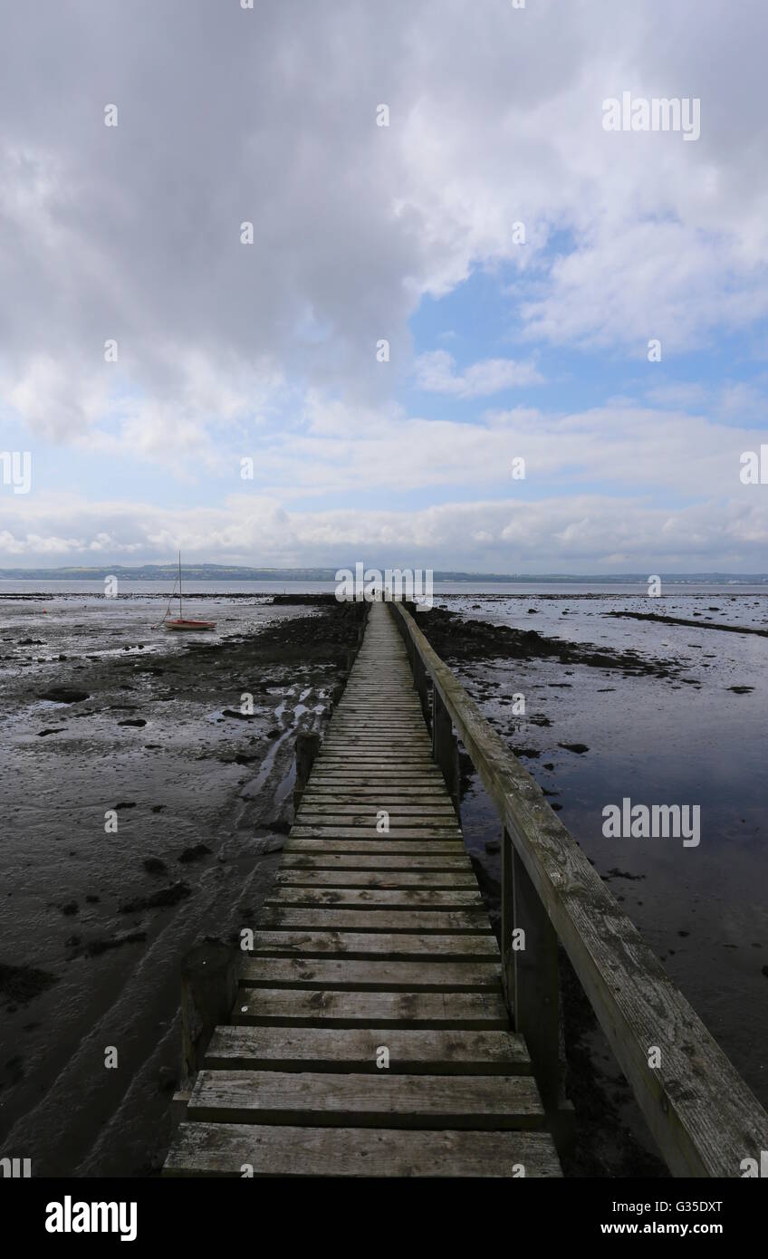 Reconstructed Culross Pier Fife Scotland May 2016 Stock Photo - Alamy