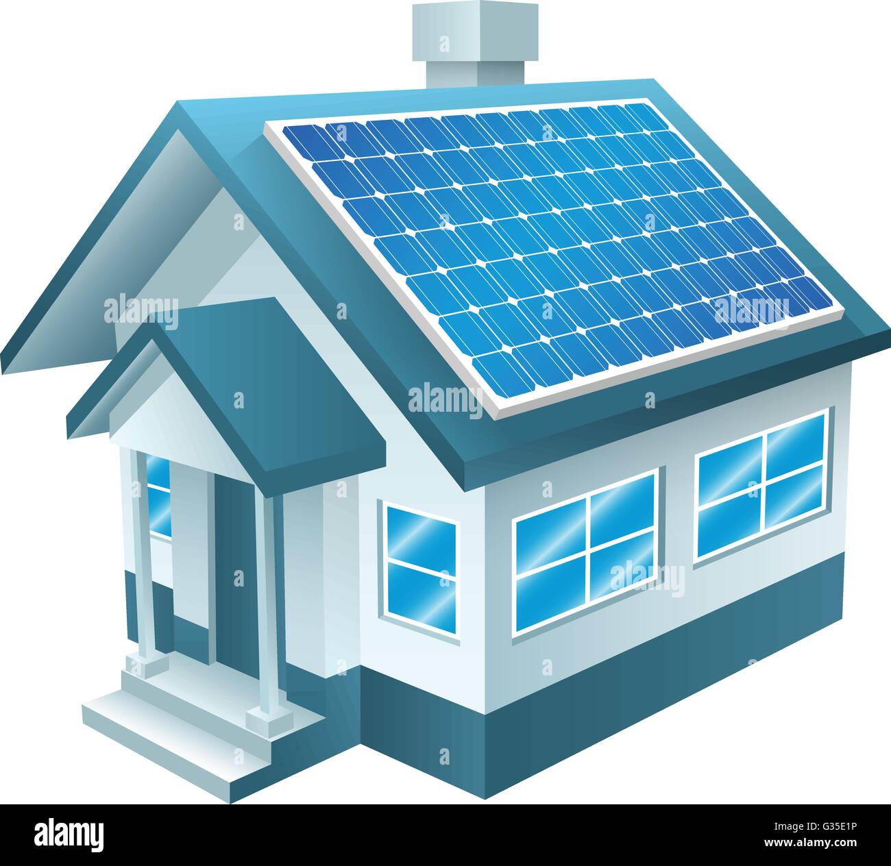 Solar powered technology Stock Vector Images - Alamy