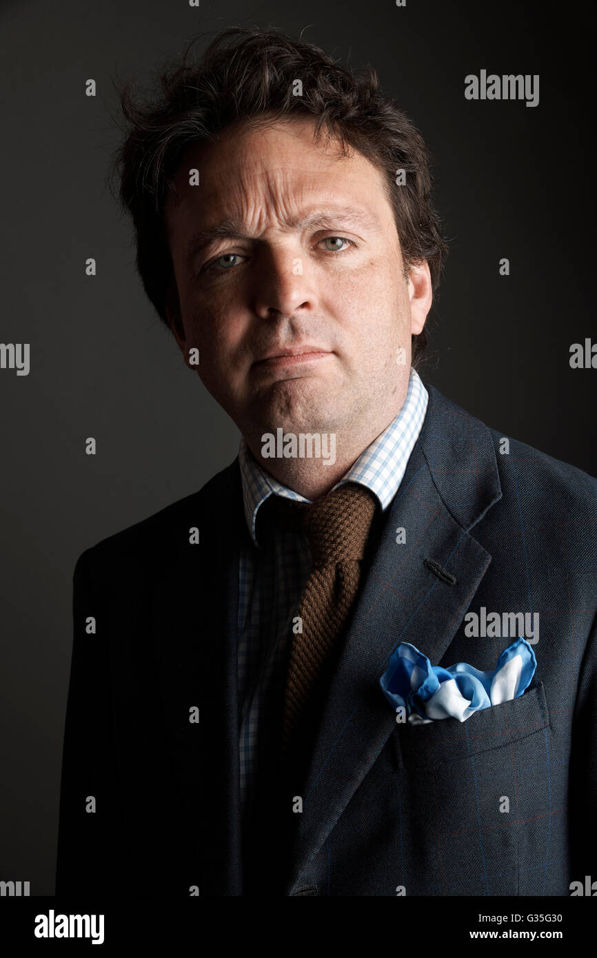 Tom Hodgkinson at the Oldie Literary Lunch 07-06-16 Stock Photo - Alamy