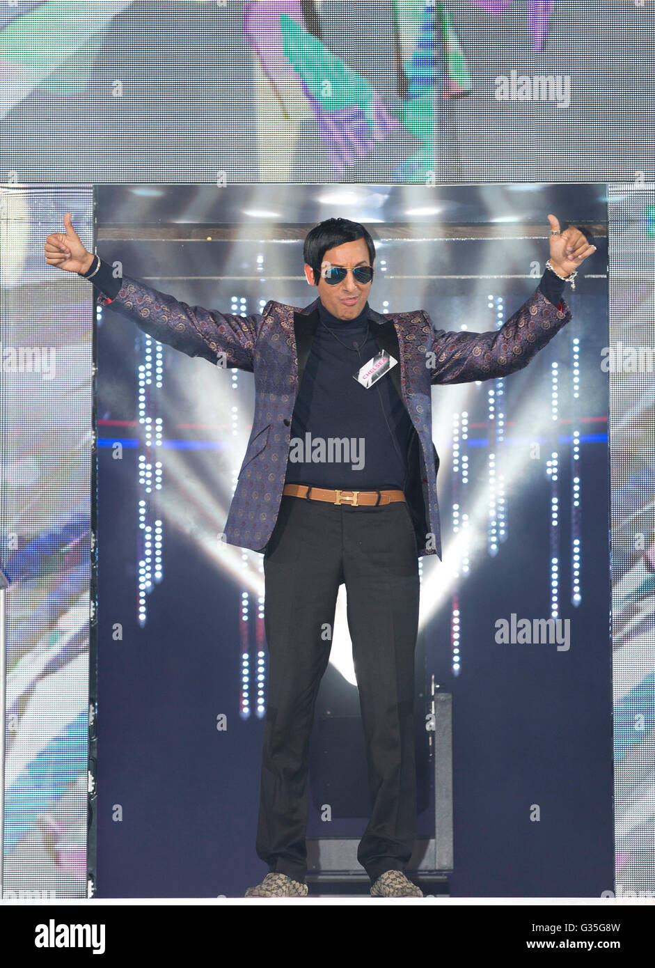 Chelsea Singh enters the Big Brother House during the latest series of ...