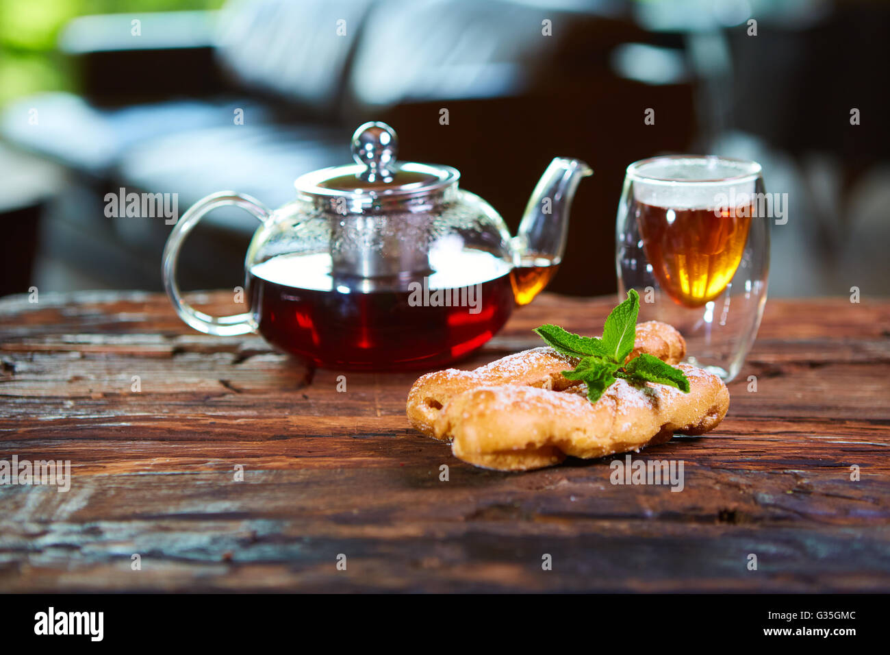 Eating chocolate eclair puff whipped hi-res stock photography and ...