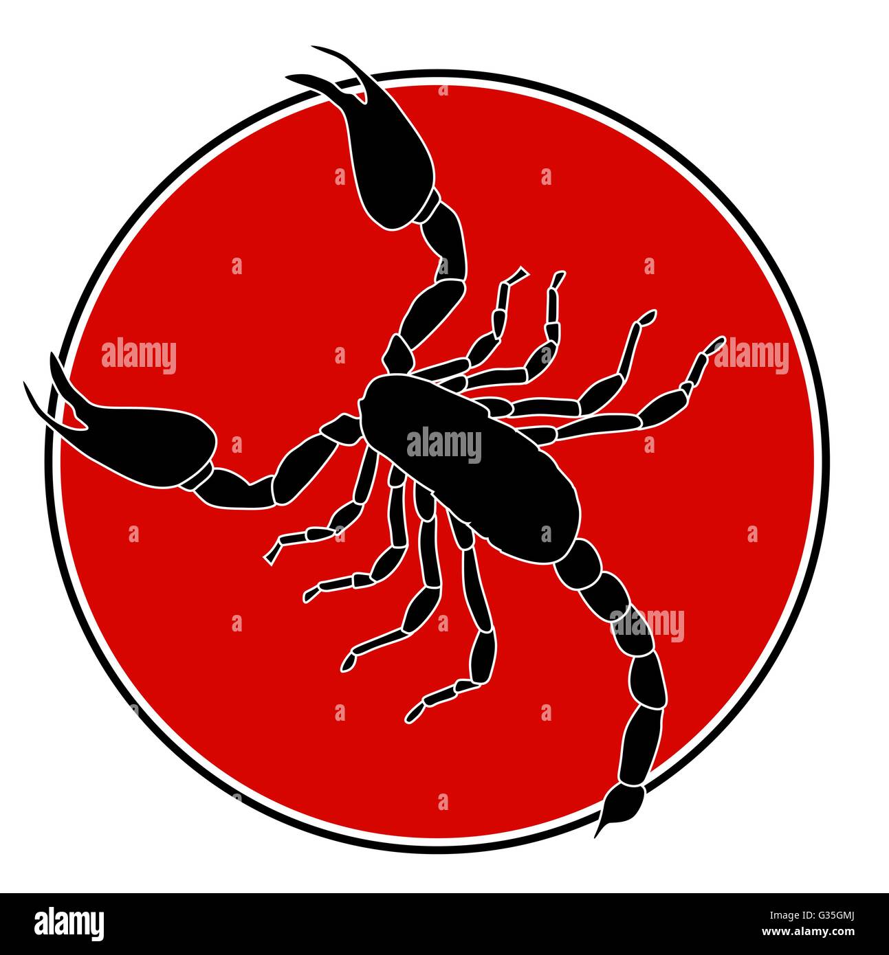 Red Scorpion Vector