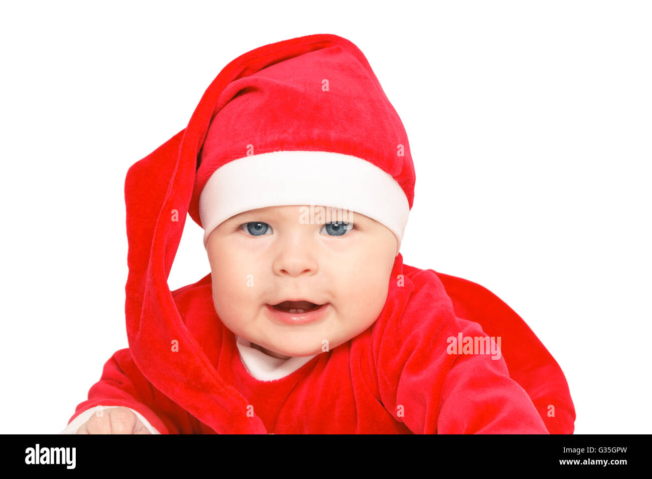 Baby Santa Claus Stock Photo - Alamy