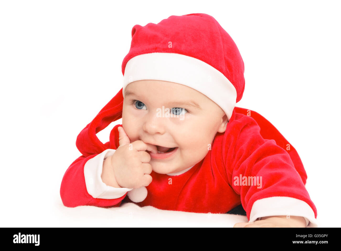 Baby Santa Claus Stock Photo - Alamy