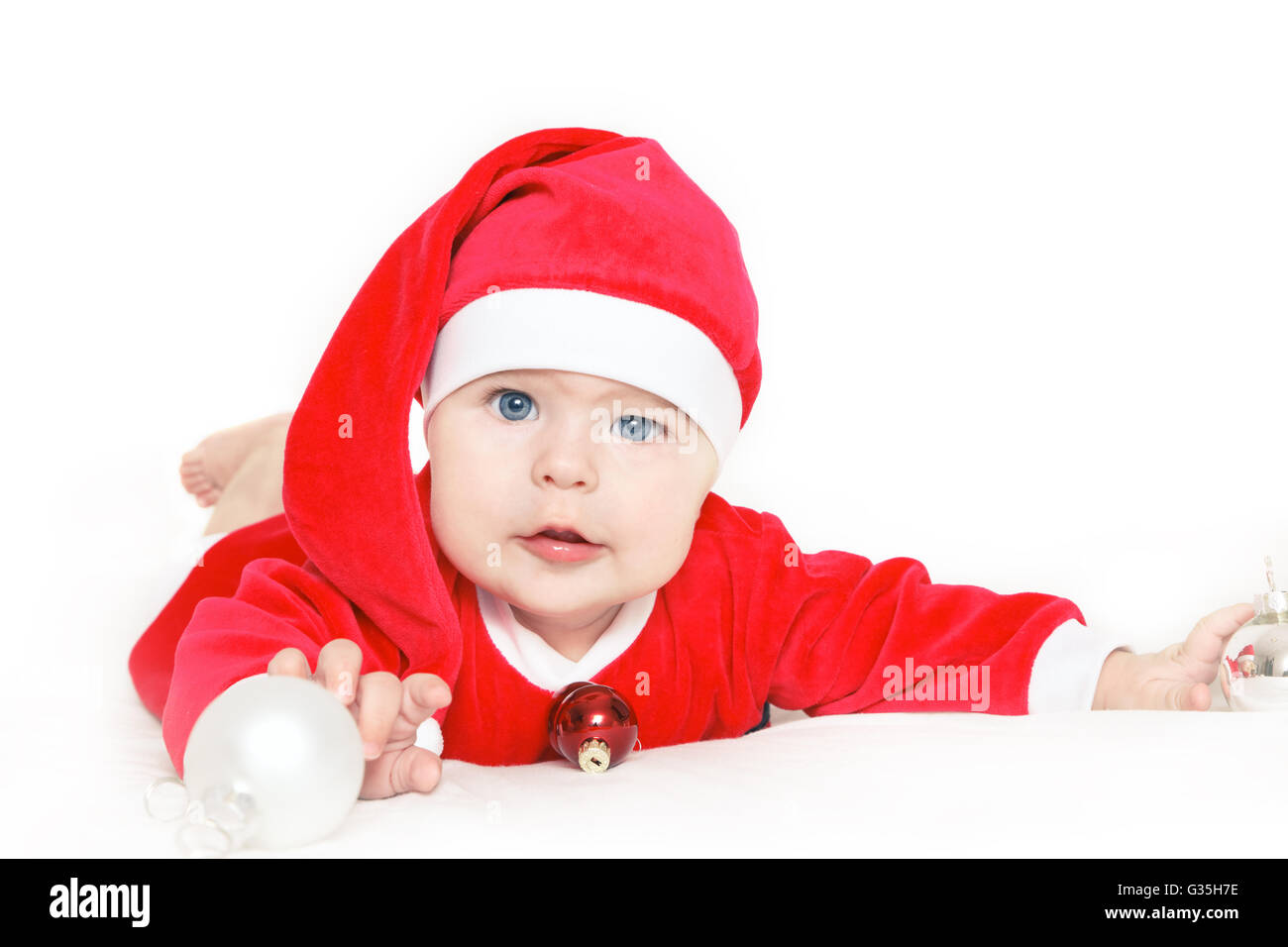 Baby Santa Claus Stock Photo - Alamy