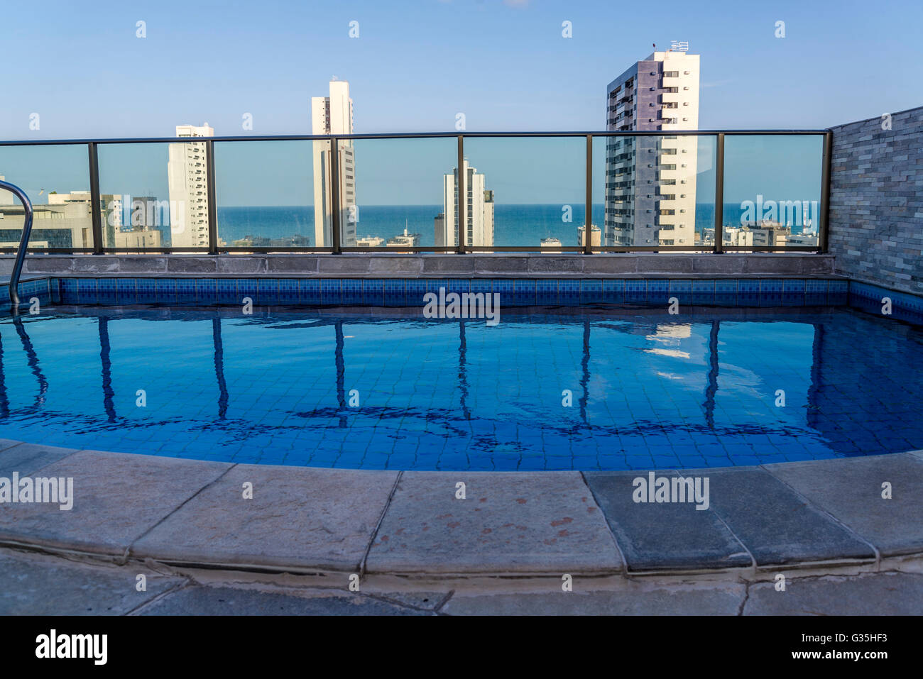 Swimming pool on top of skyscraper, Recife, Brazil Stock Photo - Alamy