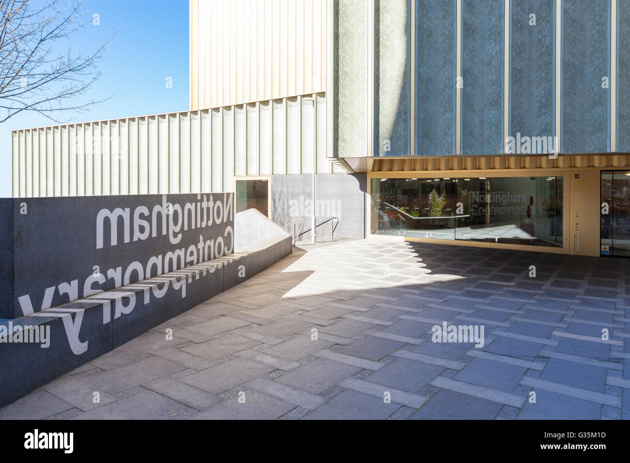 Nottingham Contemporary Art Gallery, Nottingham, England, UK Stock ...