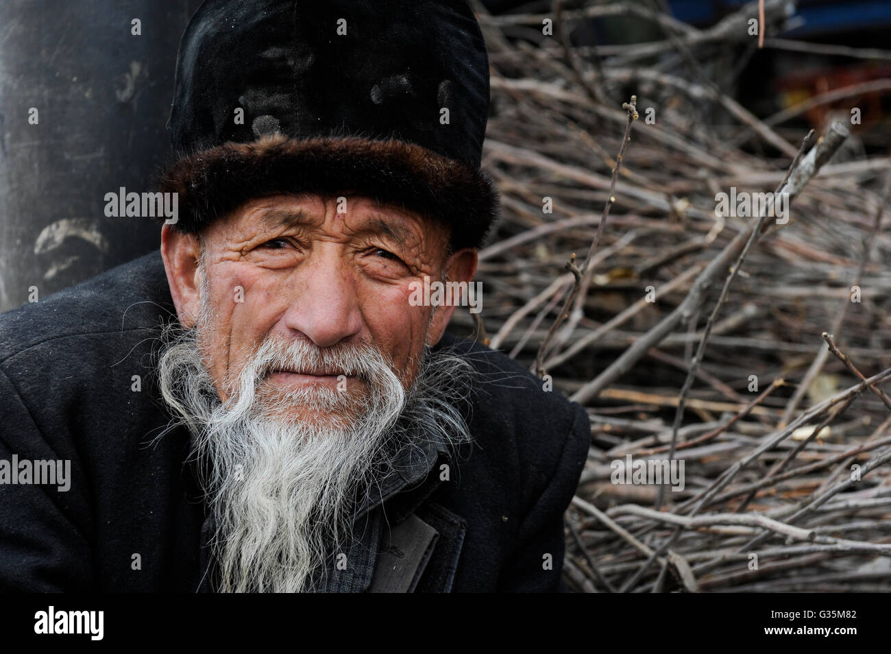 Uyghur hat in kashgar in hi-res stock photography and images - Alamy