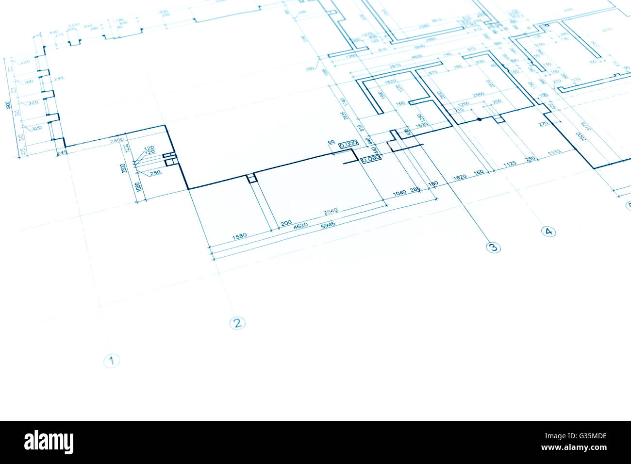 architectural project, technical drawing, construction plan background ...