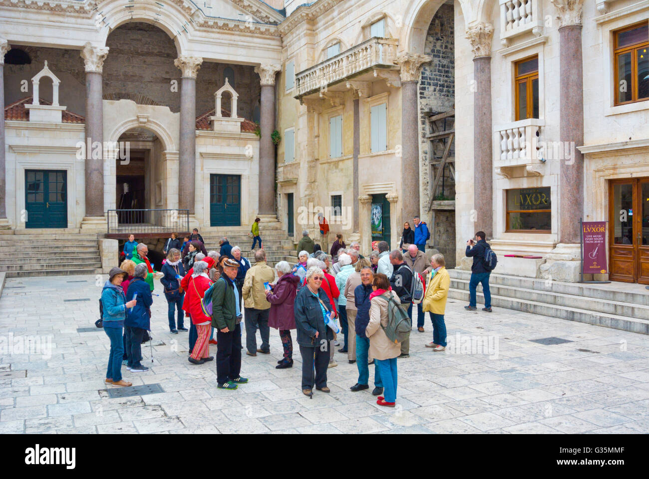 Split Peristil Palace Stock Photos & Split Peristil Palace Stock Images ...