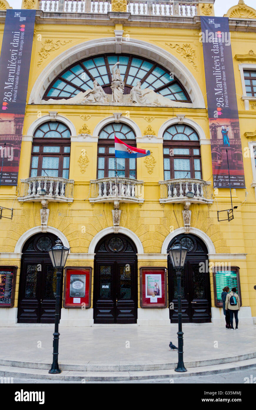 National Theatre, Split, Dalmatia, Croatia Stock Photo - Alamy