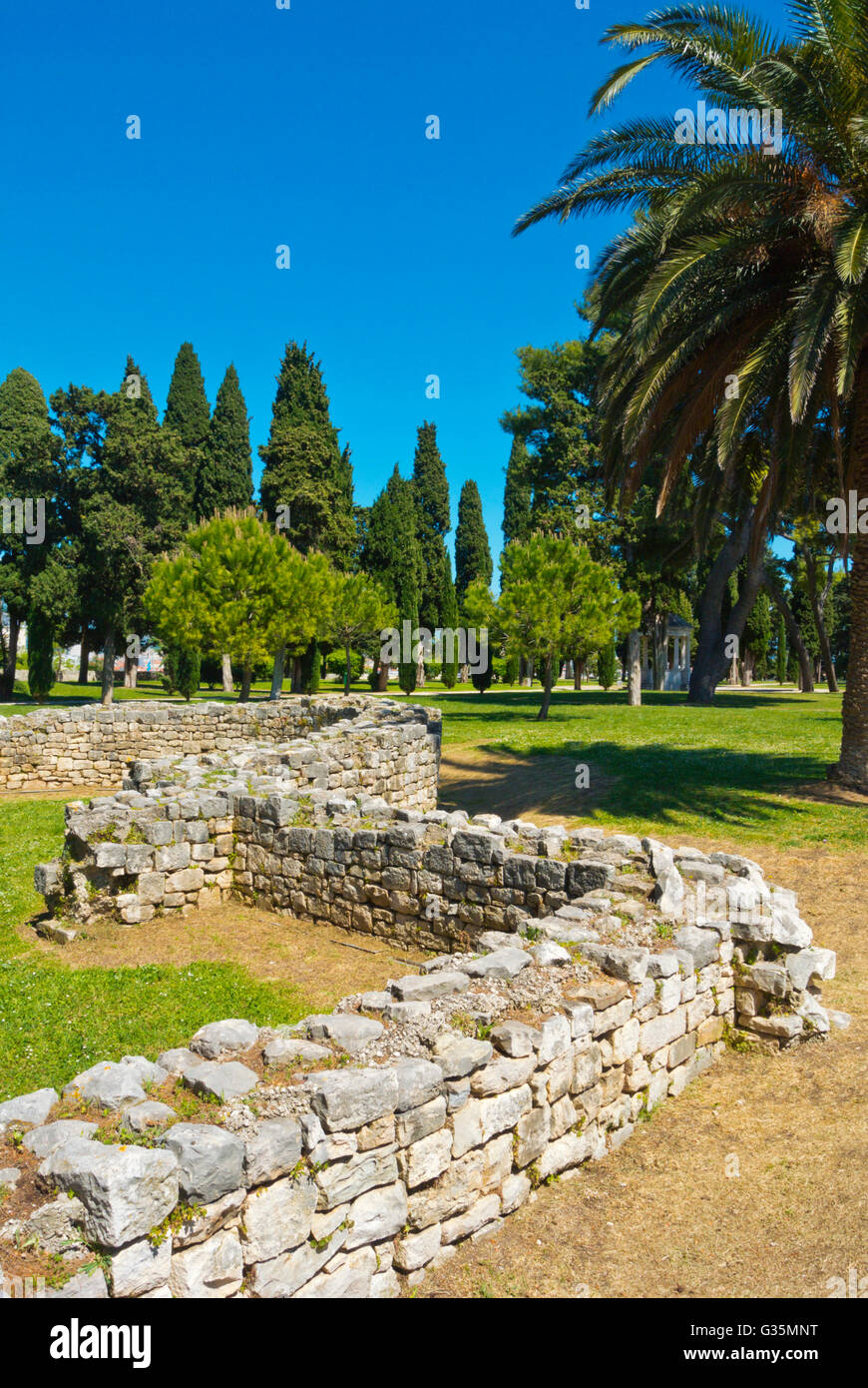 Sustipan park, Split, Dalmatia, Croatia Stock Photo - Alamy