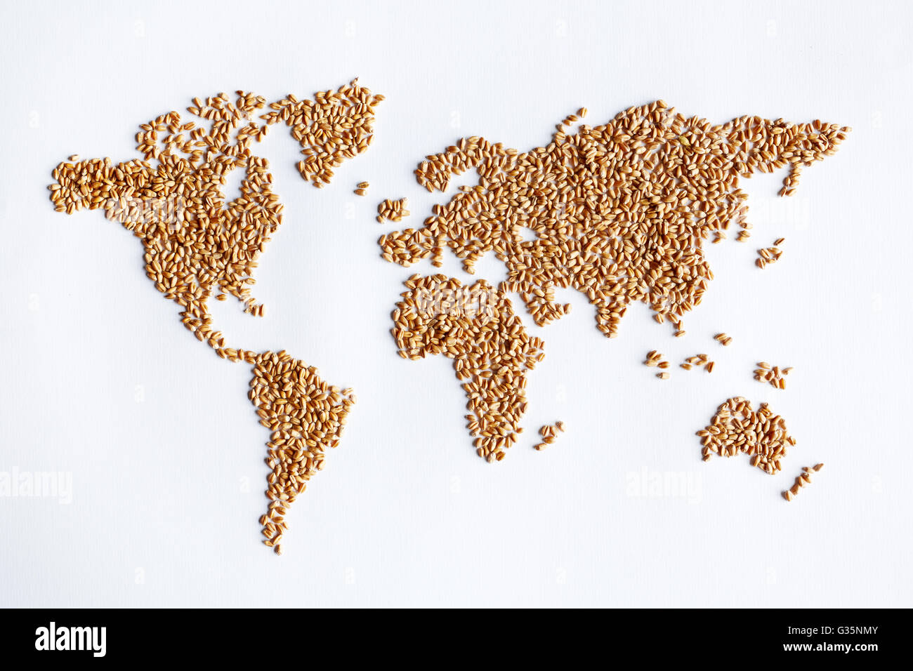 Map global grain hi-res stock photography and images - Alamy