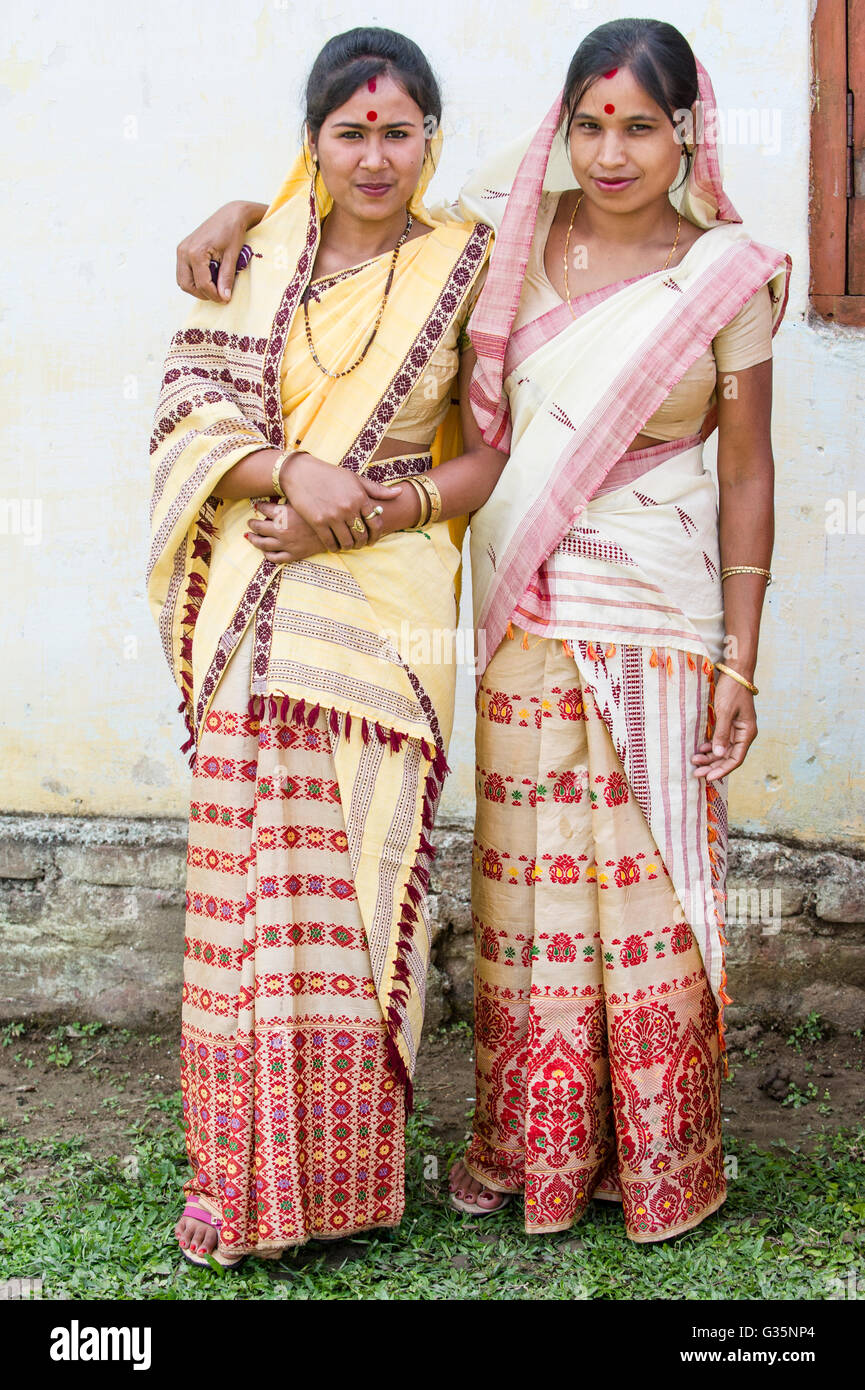 Pan Bari Village in the Kaziranga National Park in India on the 13th ...
