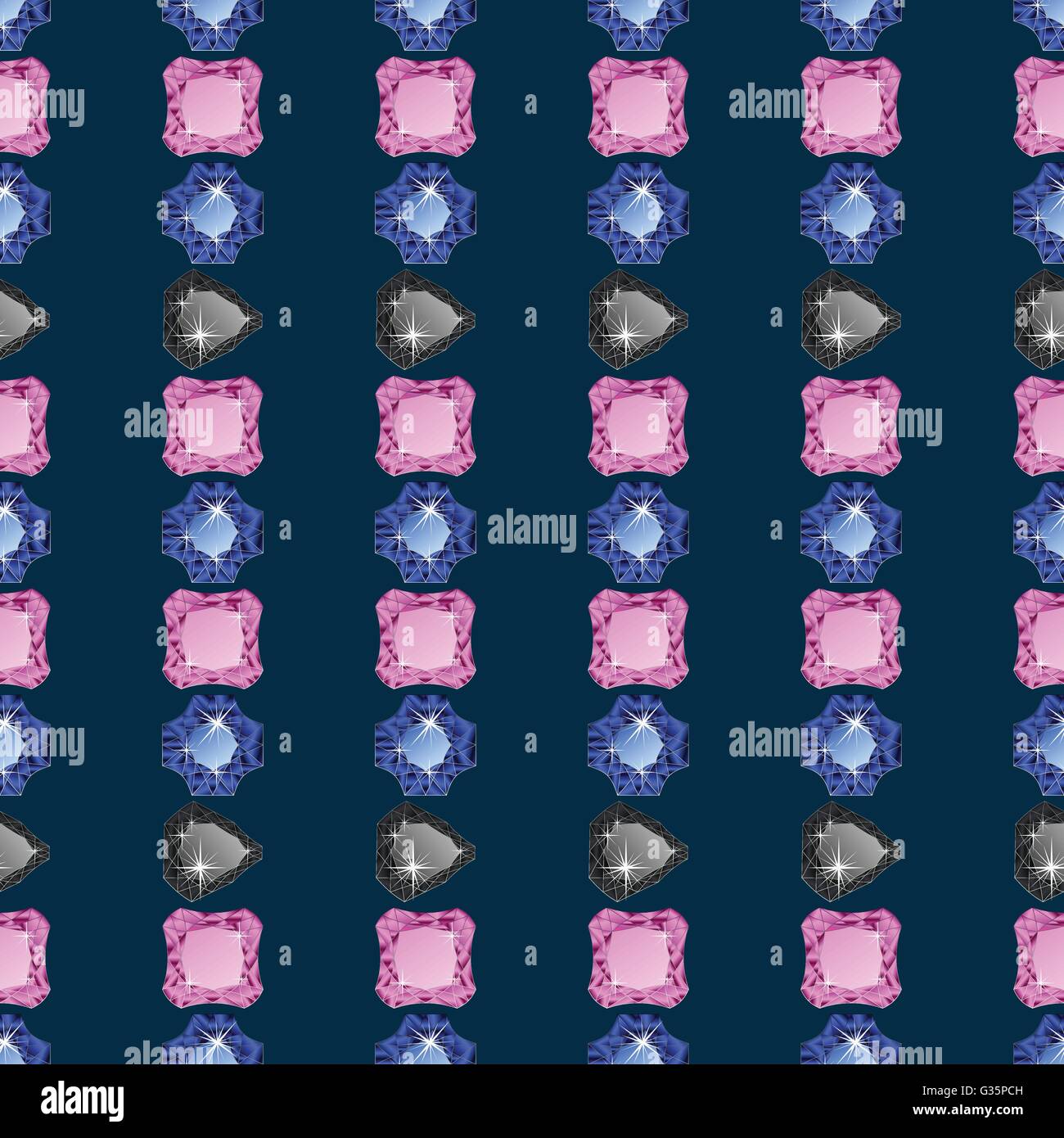 Diamonds seamless pattern Stock Vector Image & Art - Alamy
