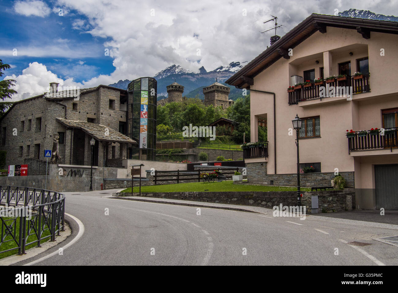 Fenis castle hi-res stock photography and images - Alamy
