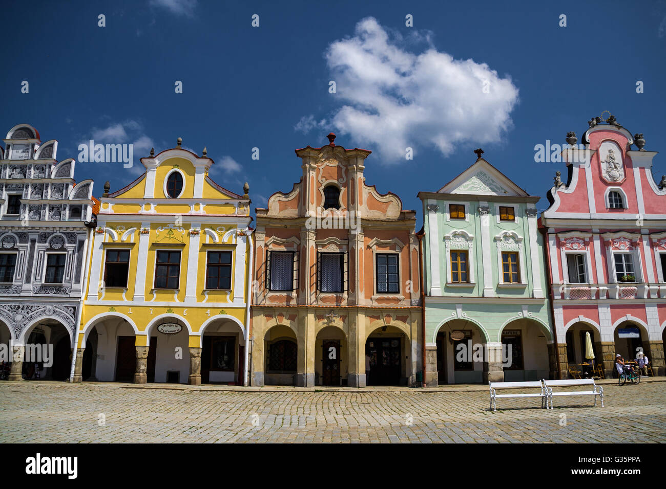 Telc city. A UNESCO World Heritage Site Stock Photo - Alamy