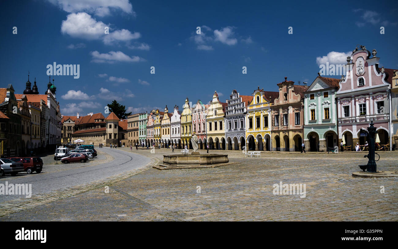 Telc city. A UNESCO World Heritage Site Stock Photo - Alamy