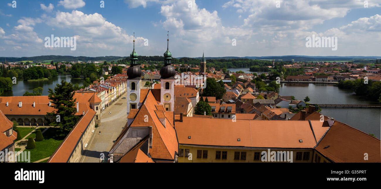Telc city. A UNESCO World Heritage Site Stock Photo - Alamy