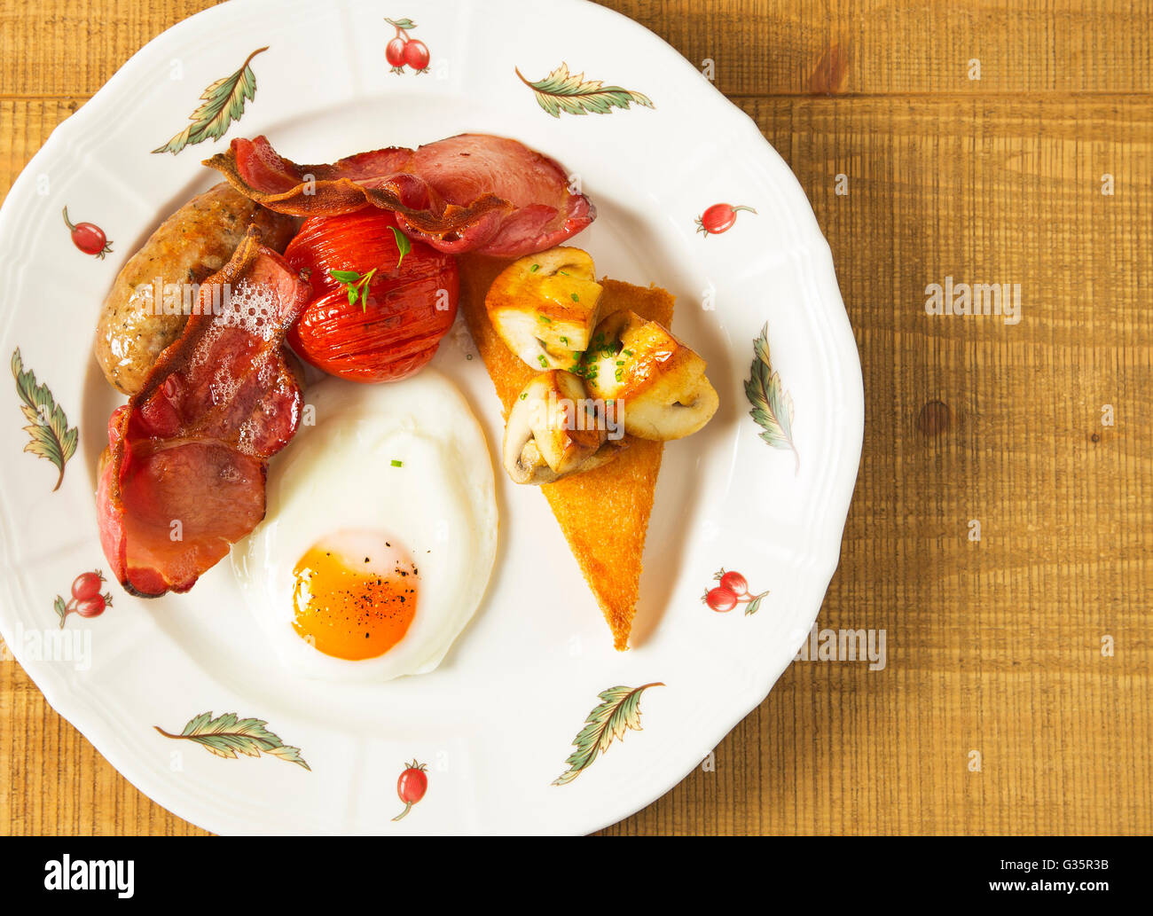 full English breakfast Stock Photo - Alamy