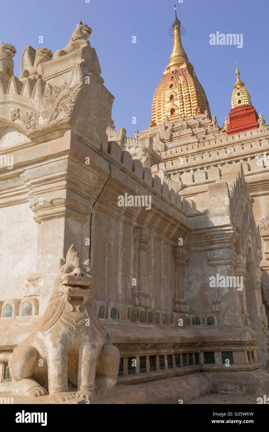 Bagan at White Temple, Old Temple Architecture, Myanmar, Burma, South ...