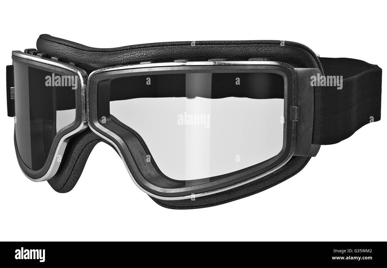 Black goggles in vintage style Stock Photo - Alamy