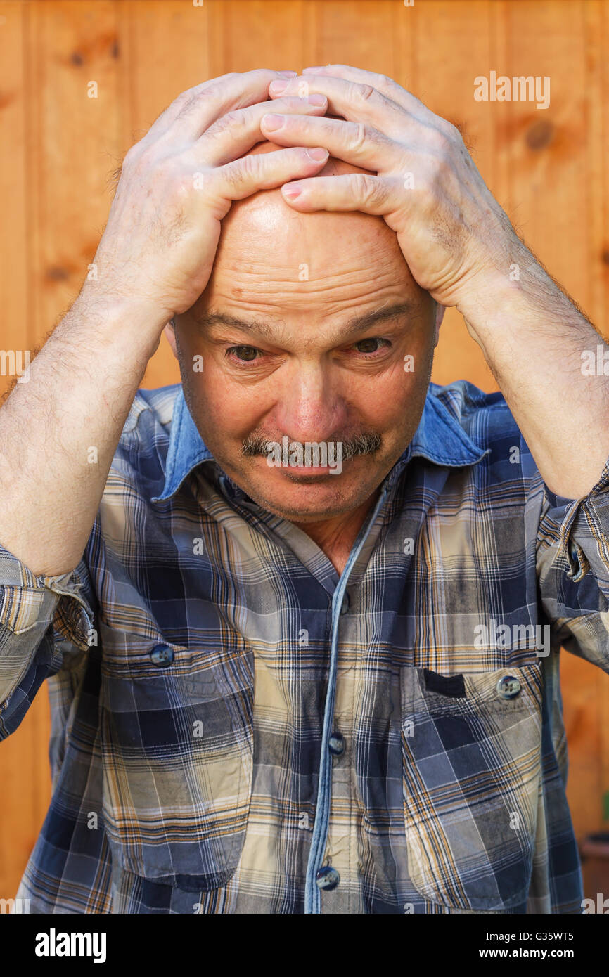 Hand on your forehead hi-res stock photography and images - Alamy
