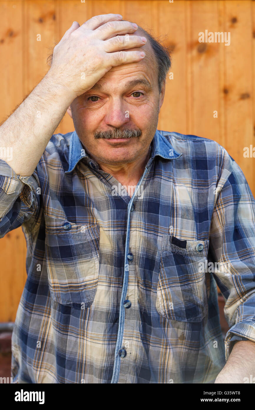 Hand on your forehead hi-res stock photography and images - Alamy