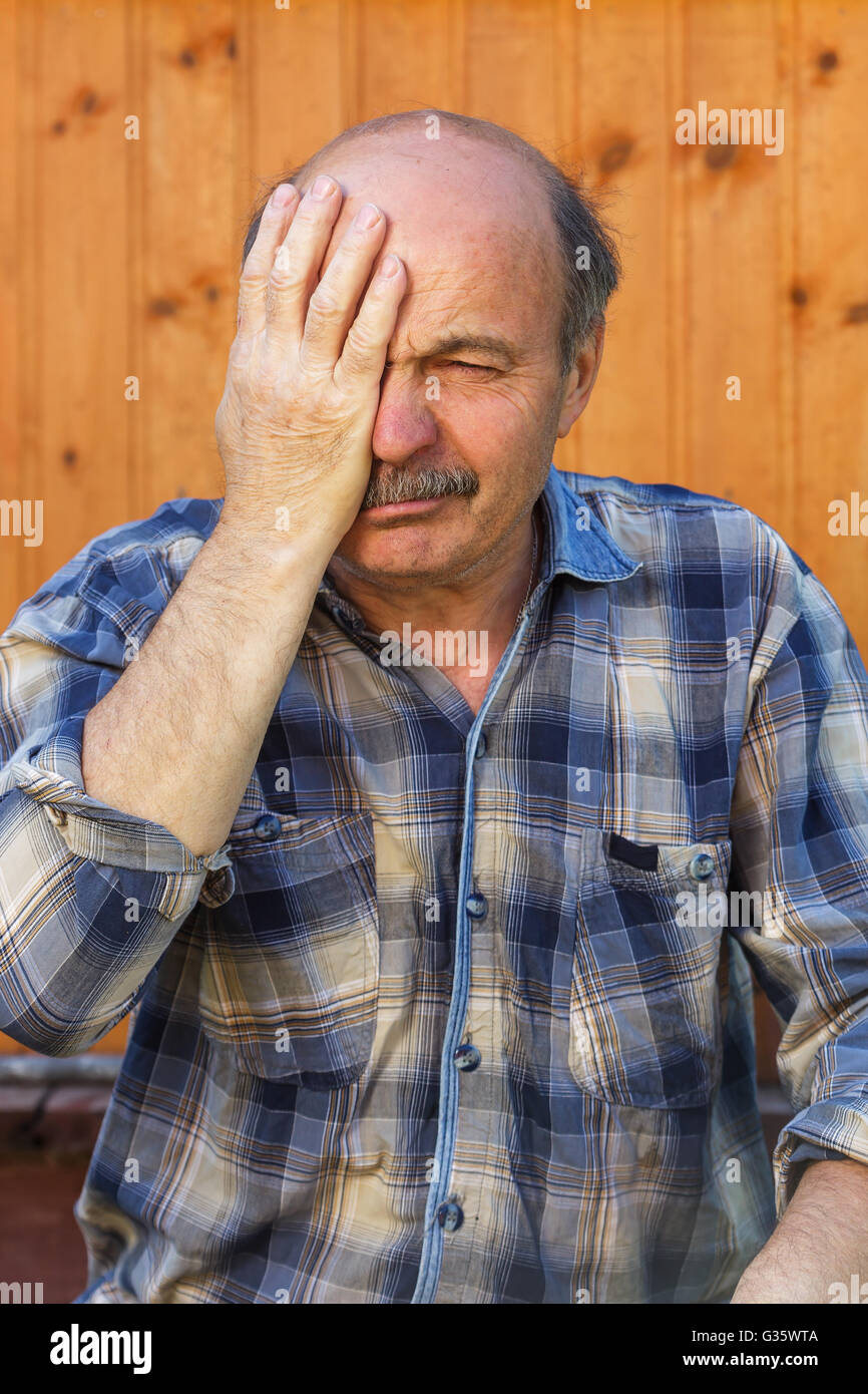 Hand on your forehead hi-res stock photography and images - Alamy