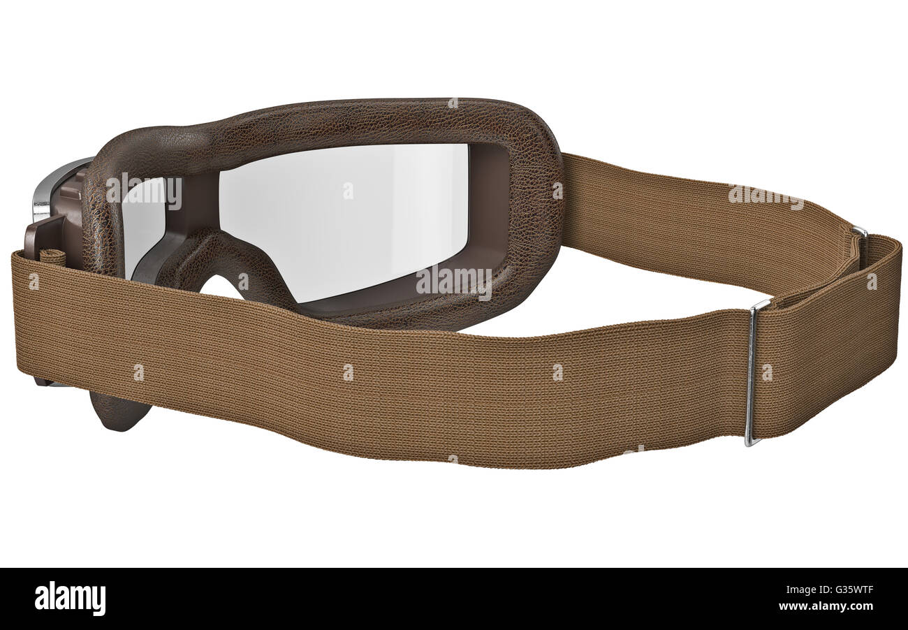 Goggles with strap in classic style Stock Photo - Alamy