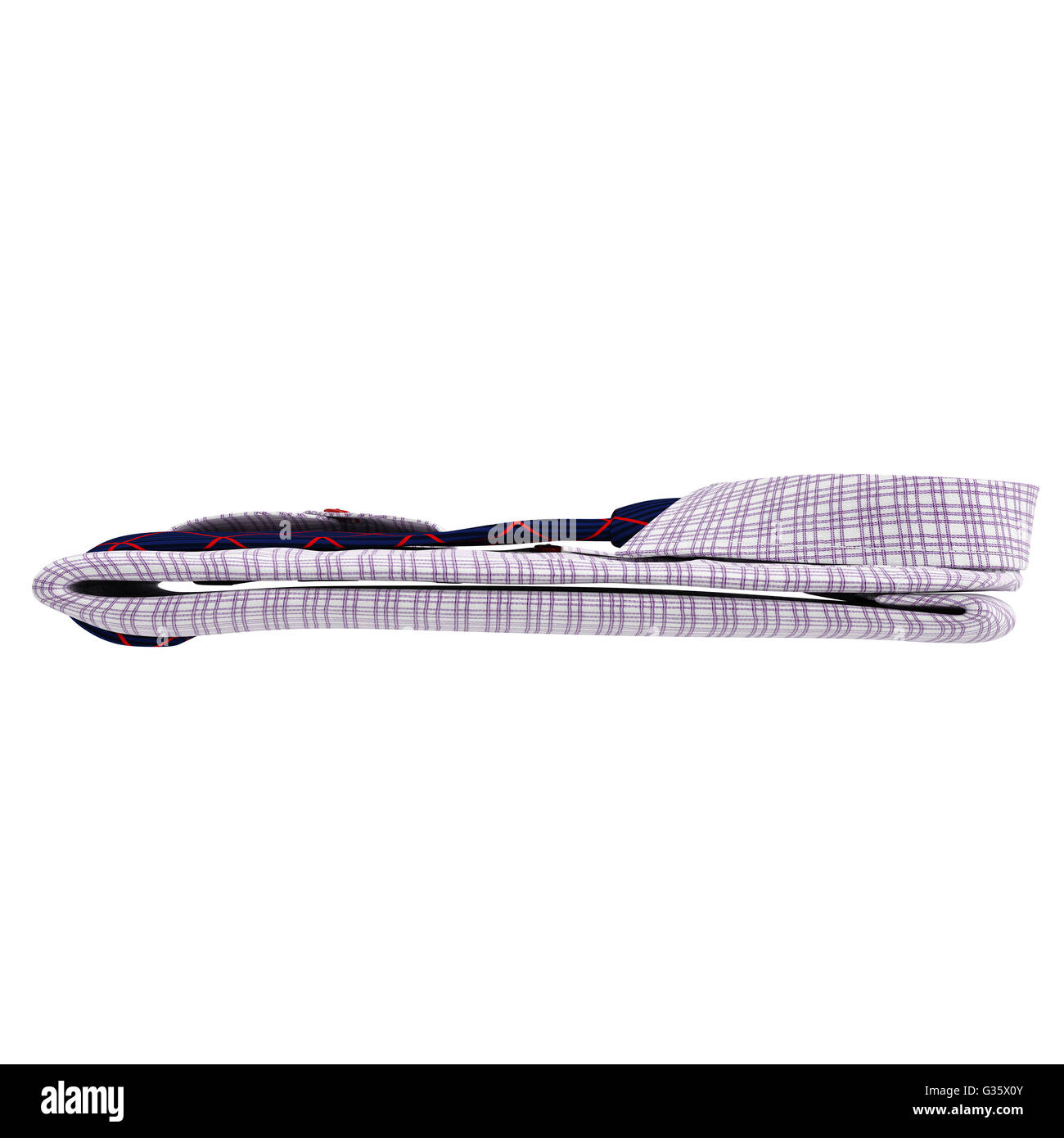 Classic men's shirt and tie, side view Stock Photo - Alamy