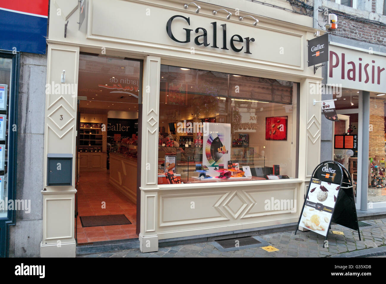 The Galler chocolatier confectionery store Huy, Walloon Region ...