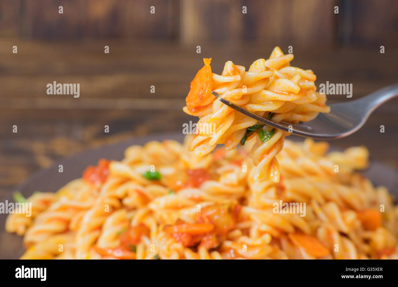 Close up of pasta hi-res stock photography and images - Alamy