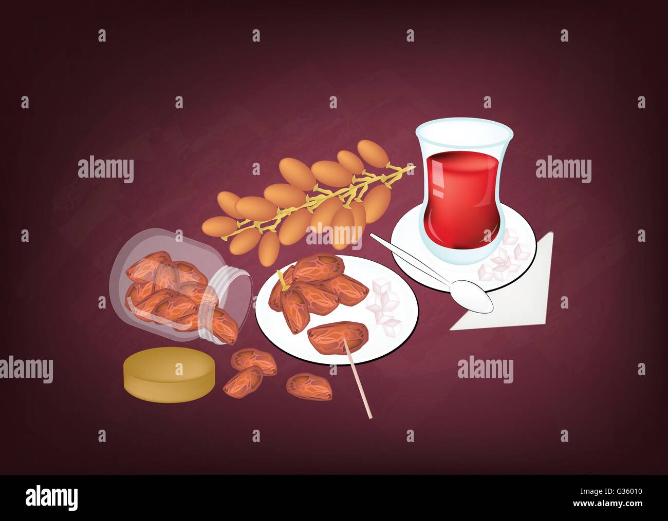 Arabic tea jug Stock Vector Images - Alamy