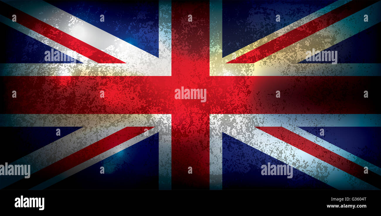 Grunge flag england illustration hi-res stock photography and images ...