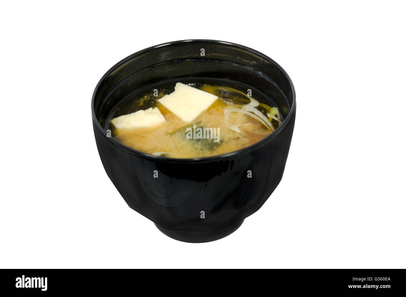 Miso soup tofu Cut Out Stock Images & Pictures - Alamy