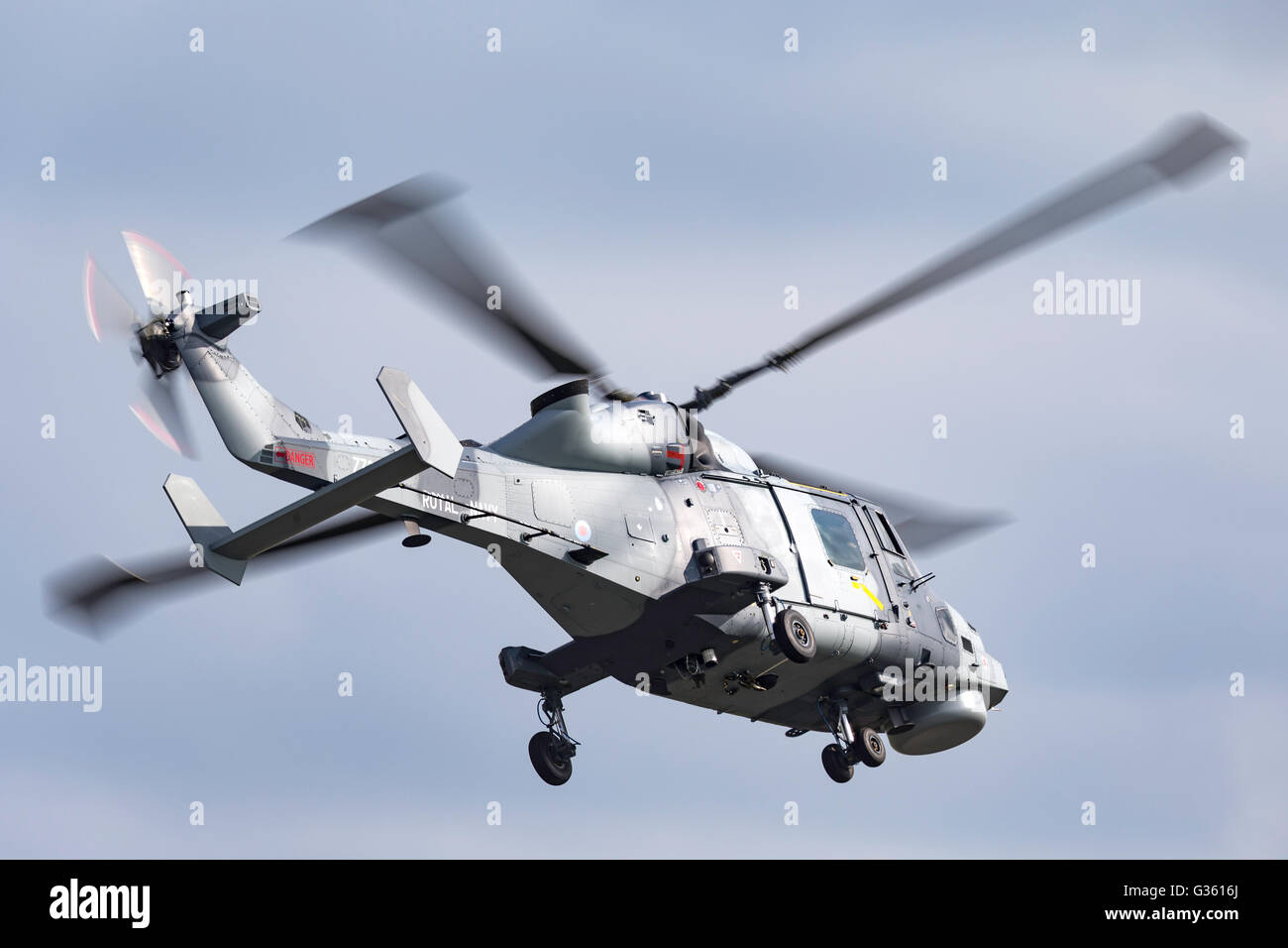Royal Navy Fleet Air Arm AgustaWestland AW-159 Wildcat Helicopter ZZ381 ...