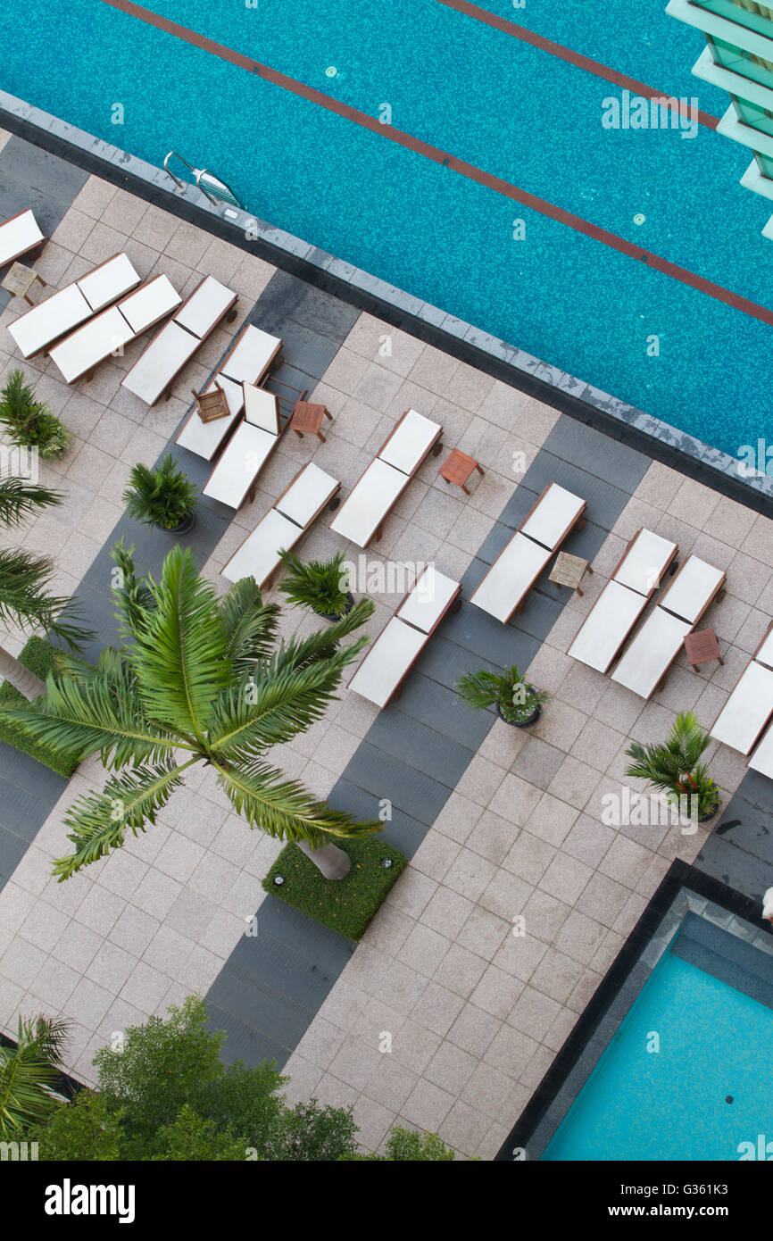 Pool from above Stock Photo - Alamy