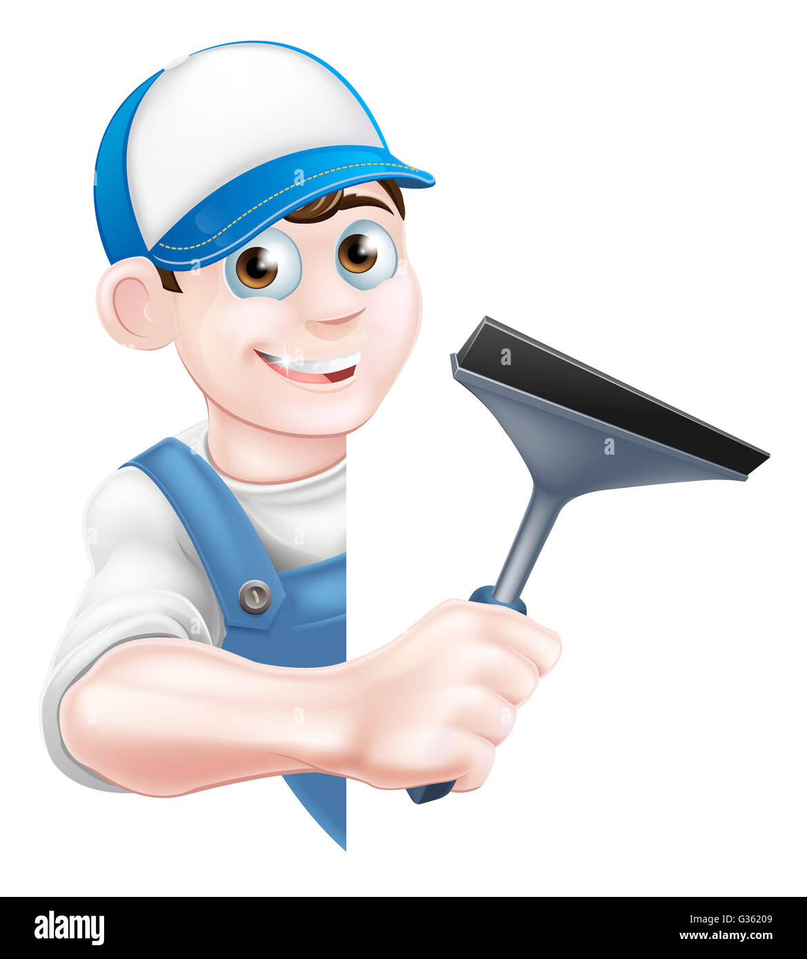 Peeking in a window Cut Out Stock Images & Pictures - Alamy