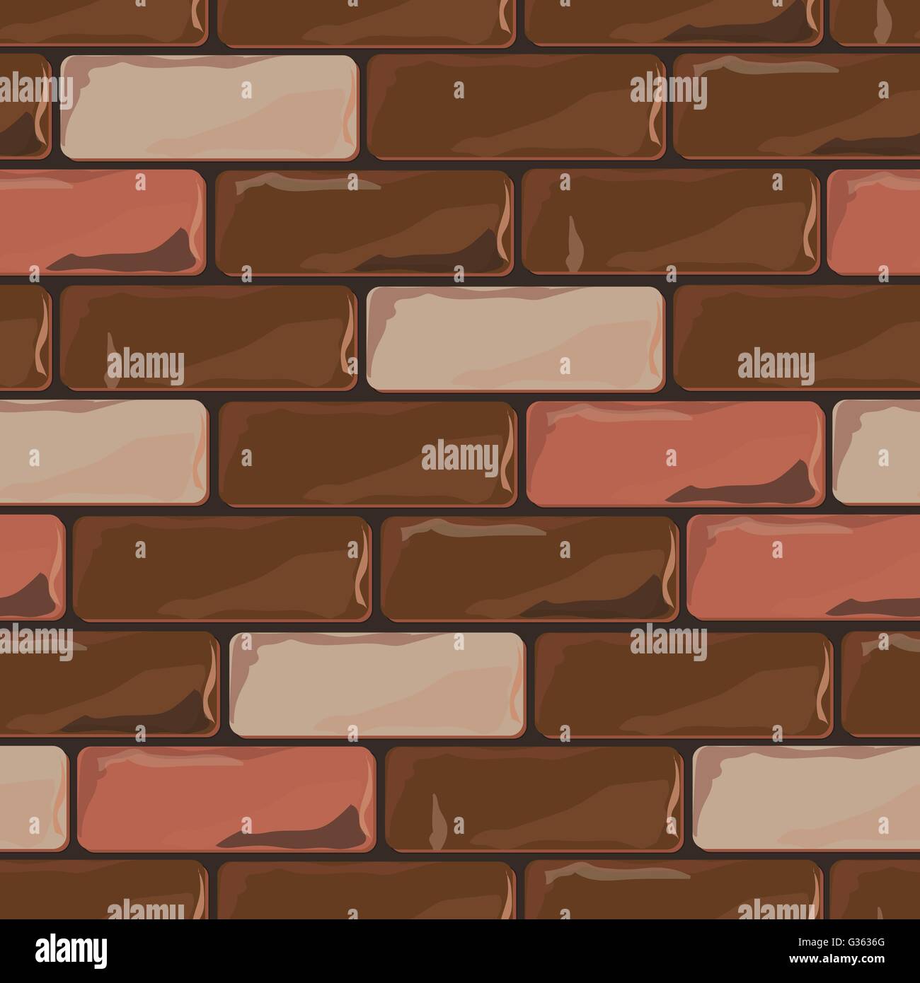 Seamless pattern red brick Stock Vector Images - Alamy