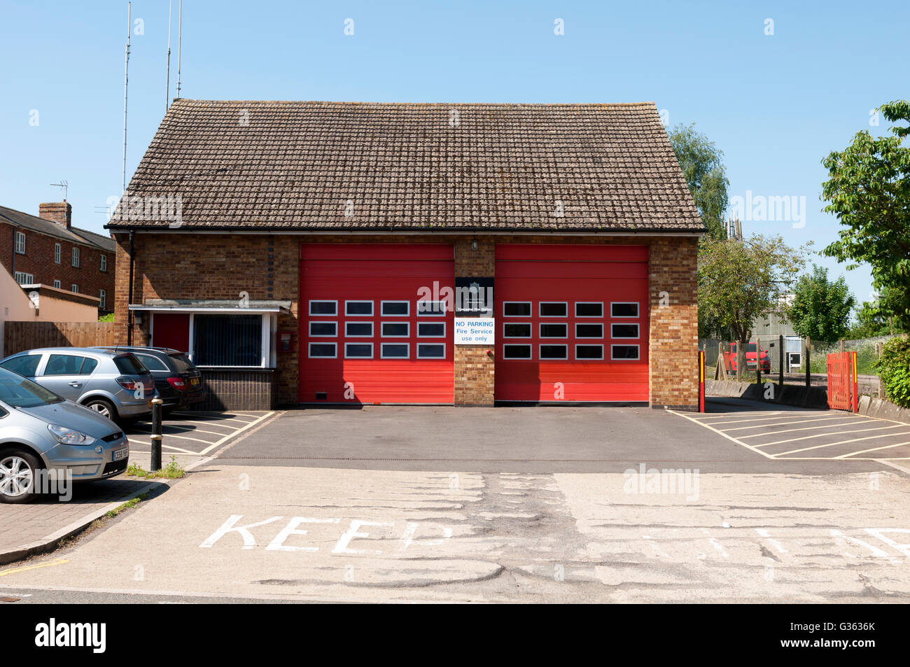 Towcester fire station, Northamptonshire, England, UK Stock Photo - Alamy