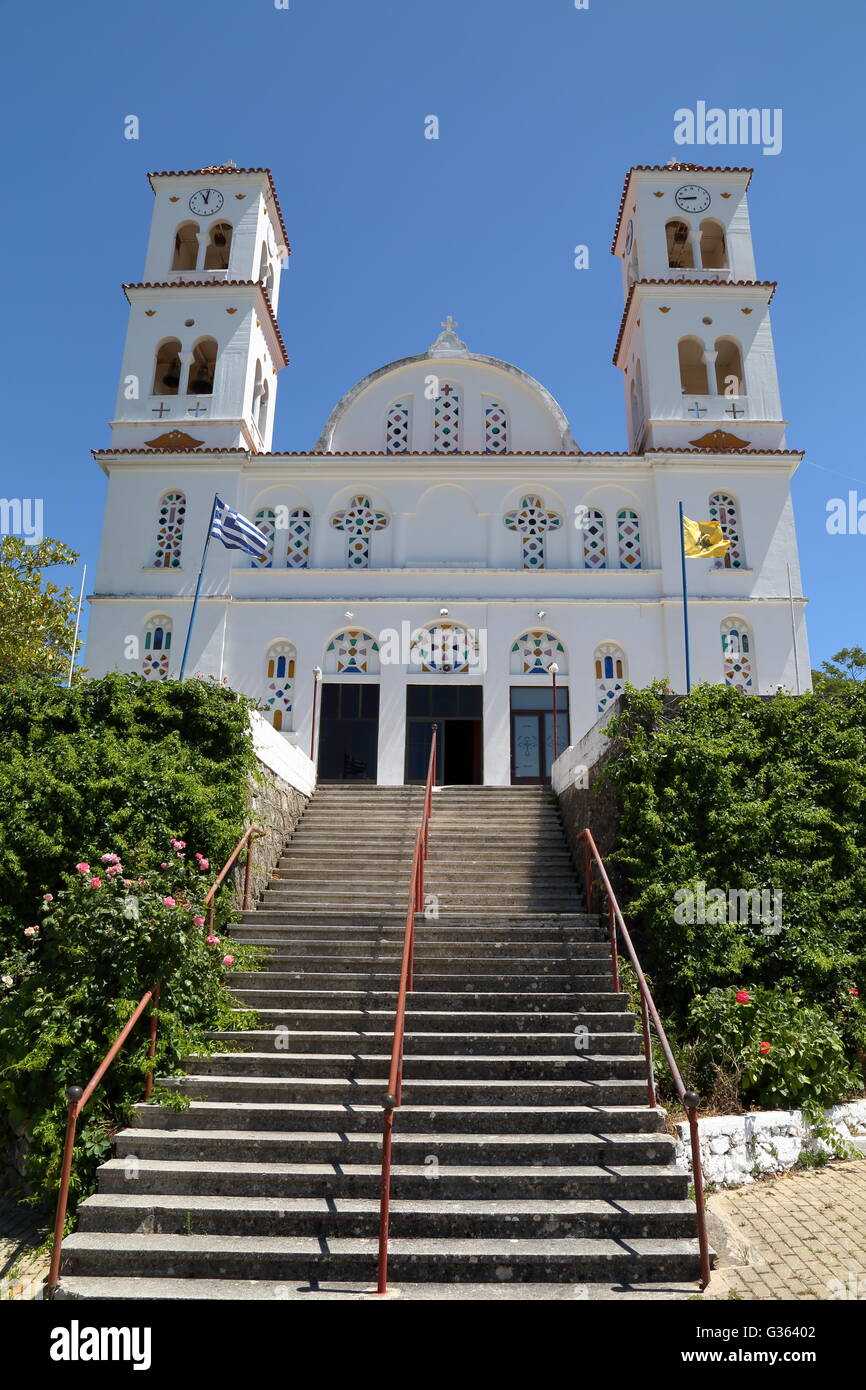Crete village crete church hi-res stock photography and images - Alamy