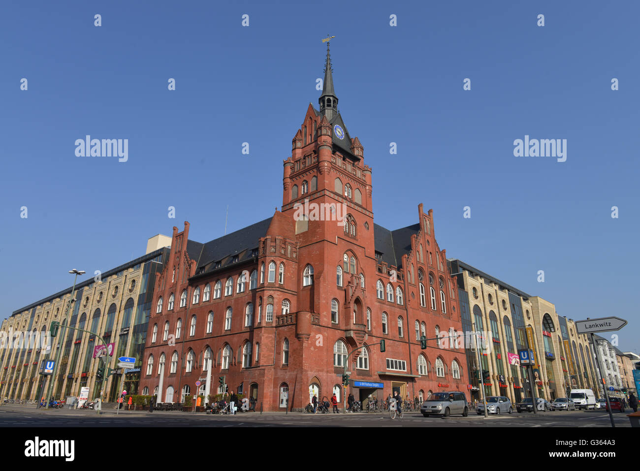 Altes Rathaus, Schlossstrasse, Steglitz, Berlin, Deutschland Stock ... Altes Rathaus, Schlossstrasse, Steglitz, Berlin, Deutschland Stock ...