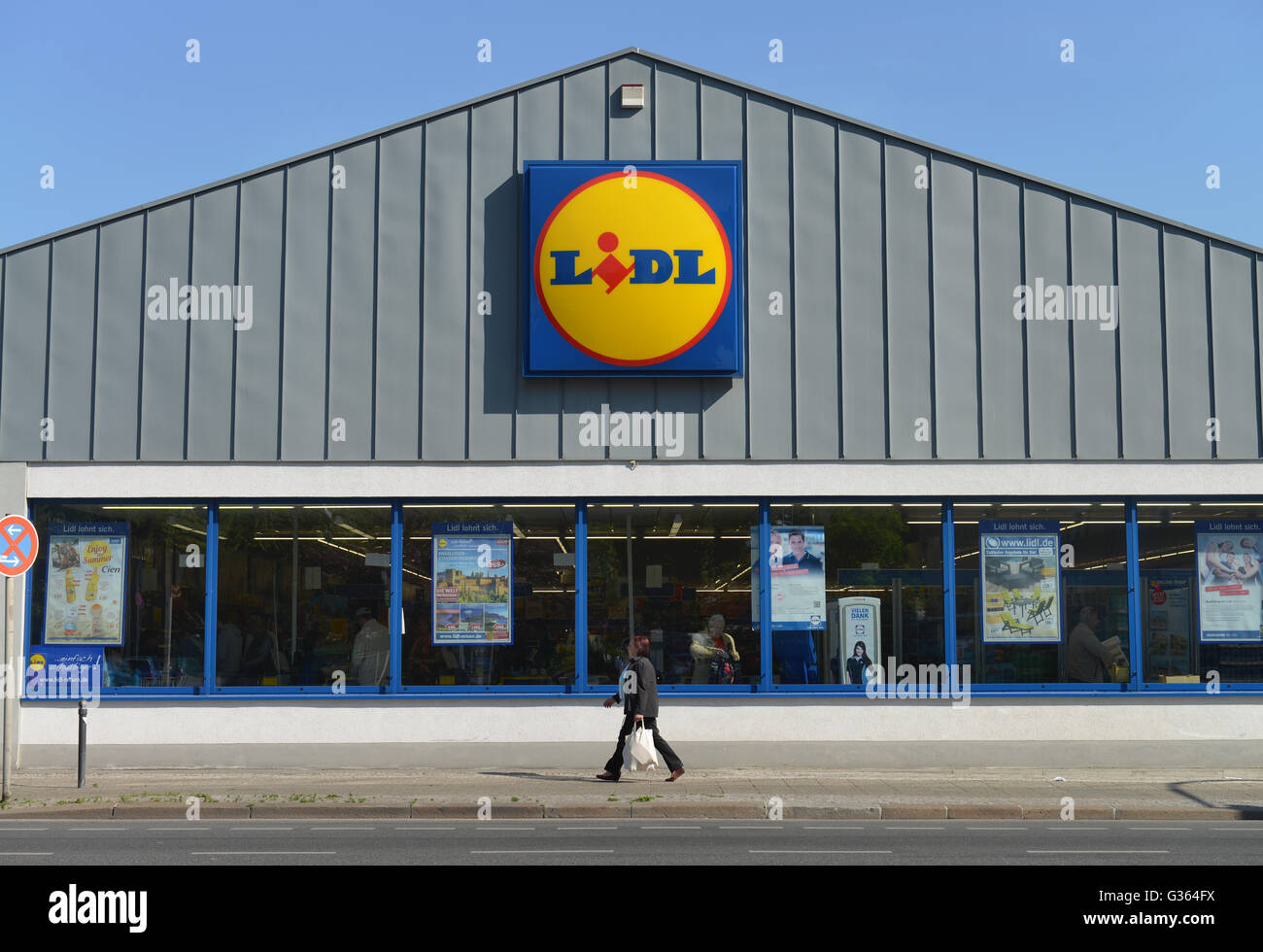 Lidl Markt, Kolonnenstrasse, Schoeneberg, Berlin, Deutschland ...