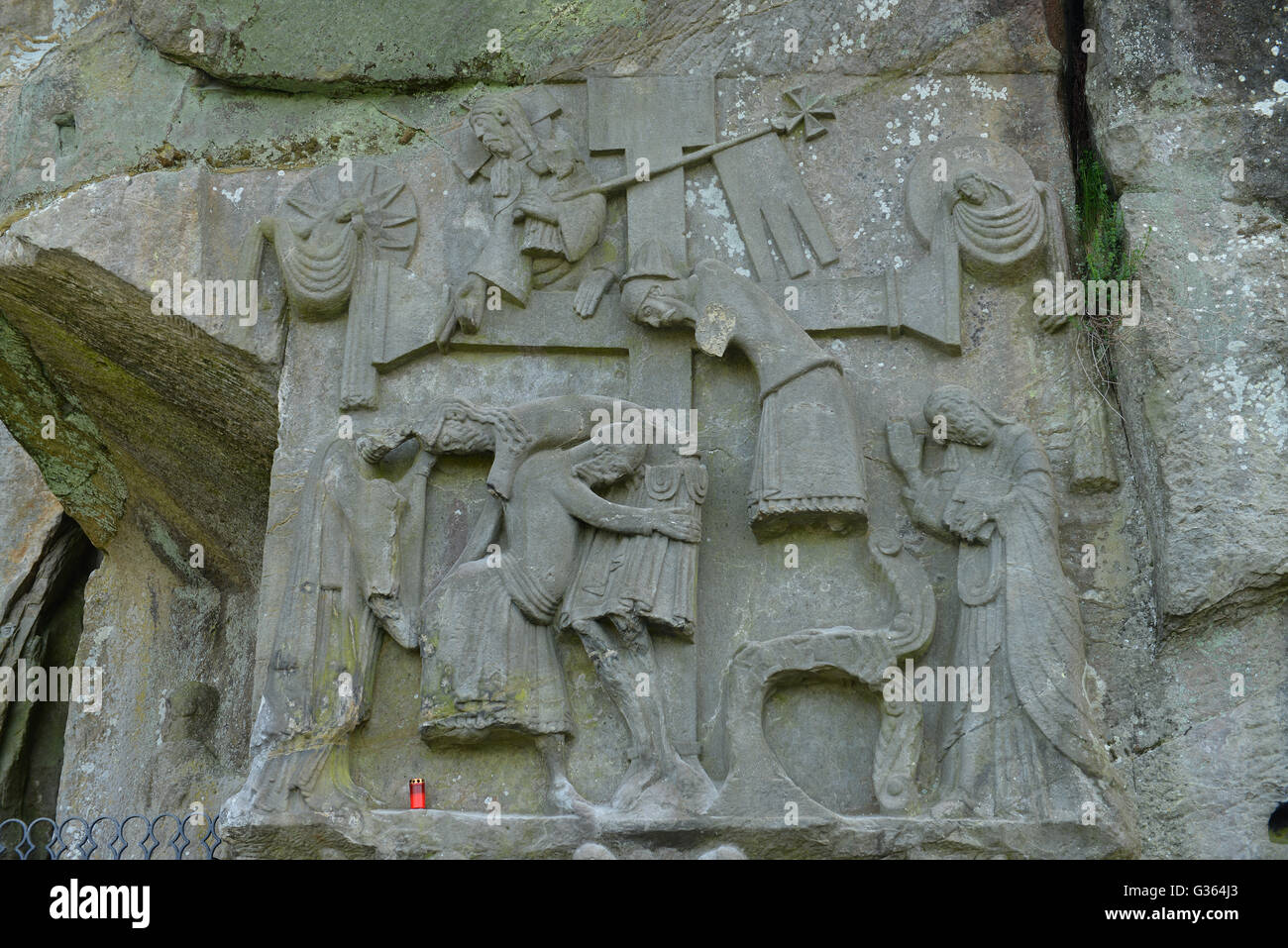 Externsteine relief hi-res stock photography and images - Alamy