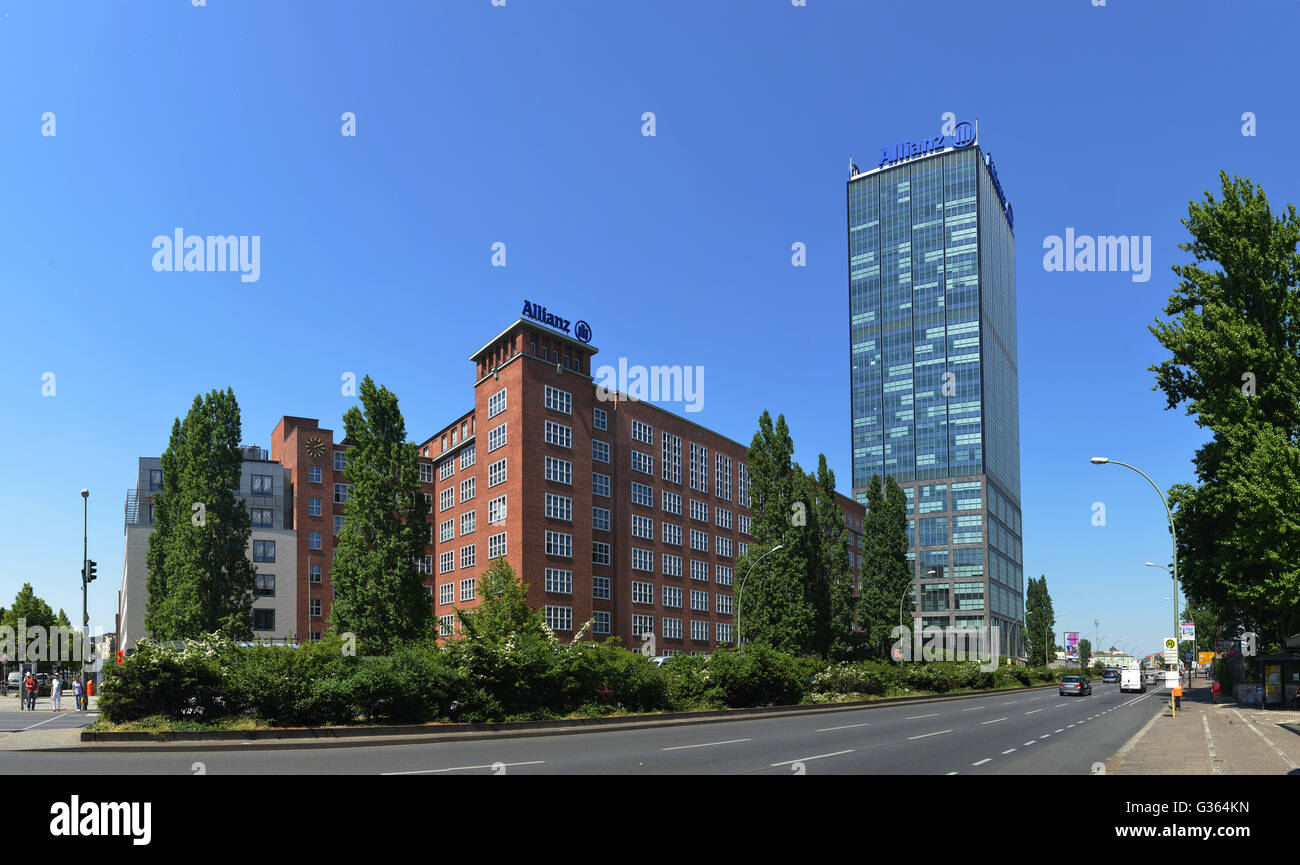 Hochhaus, Allianz, An den Treptowers, Treptow, Berlin, Deutschland ...