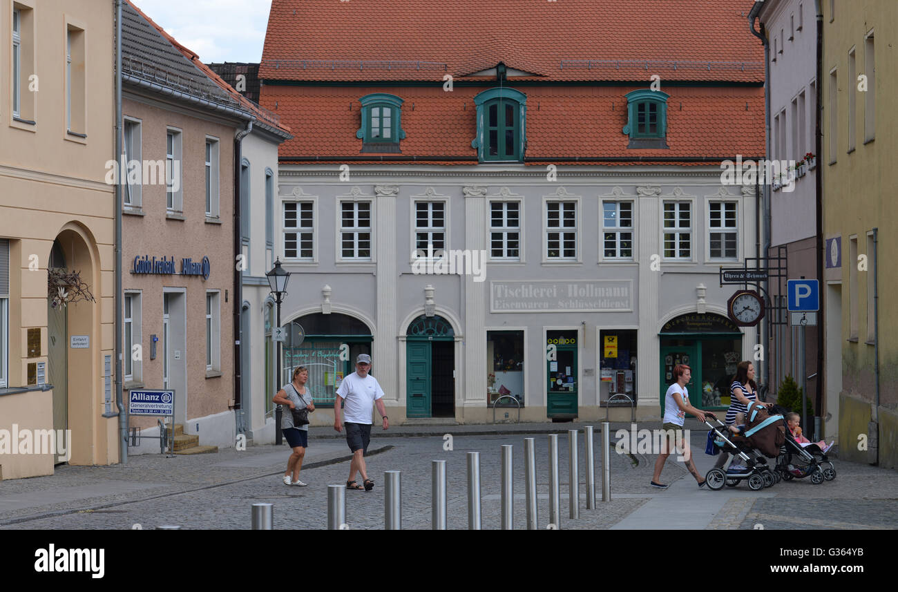 Strasse der Einheit, Bad Belzig, Brandenburg, Germany Stock Photo - Alamy