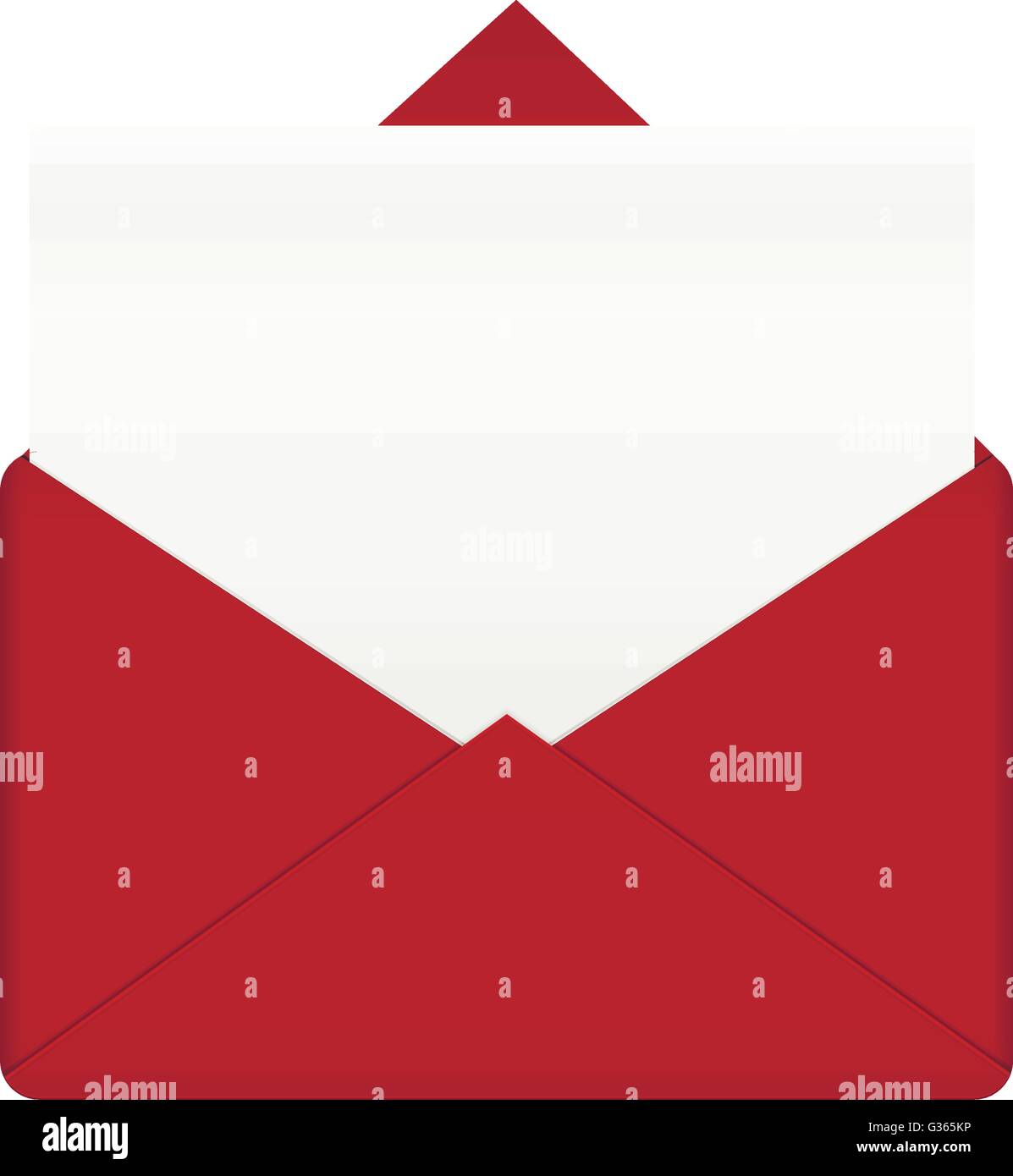 Mockup envelope letter on Stock Vector Images - Alamy