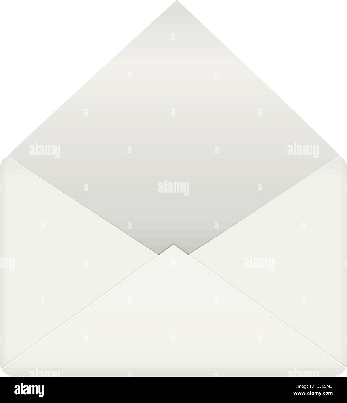 Empty envelope opened Stock Vector Image & Art - Alamy